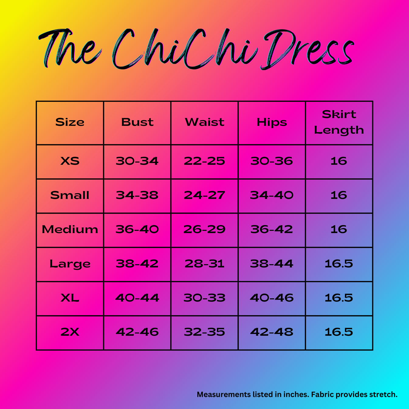 The Chi Chi Dress – Shop Casstastrophe